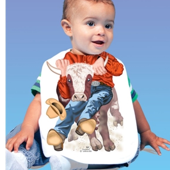 Add a Kid | Accessories | Add A Kid Bull Wranglin Bib | Poshmark